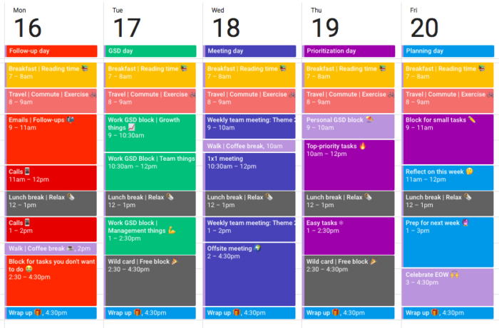 How a Color Coded Calendar Helps You Conquer Your Day (Easy Tips) Dan Silvestre