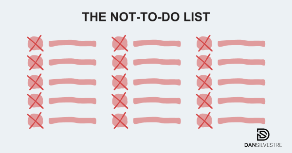 The Not-To-Do List: How to Achieve More by Doing Less Dan Silvestre